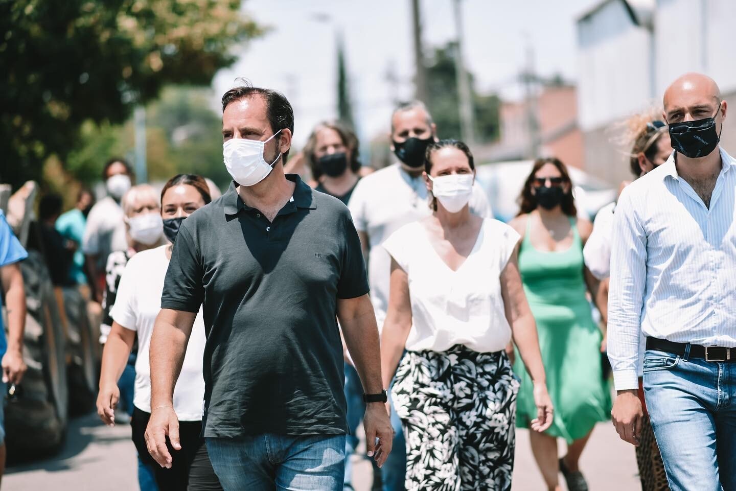 Supervisión de la obra en calle 2 de Abril – Escobar a Diario